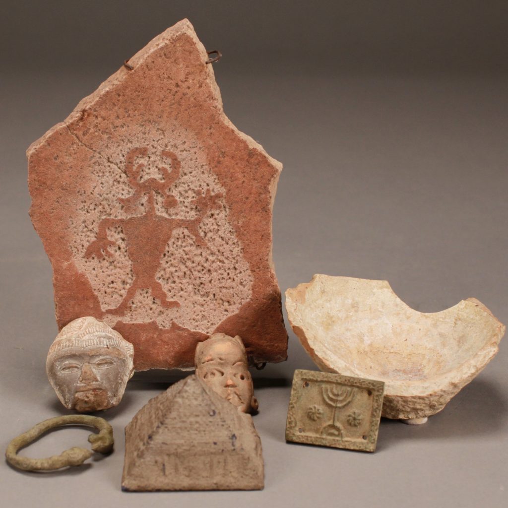 LOT 242 – 7 PCS OF PURPORTED ANTIQUITIES, 3 WITH PAPERWORK INCLUDING ...
