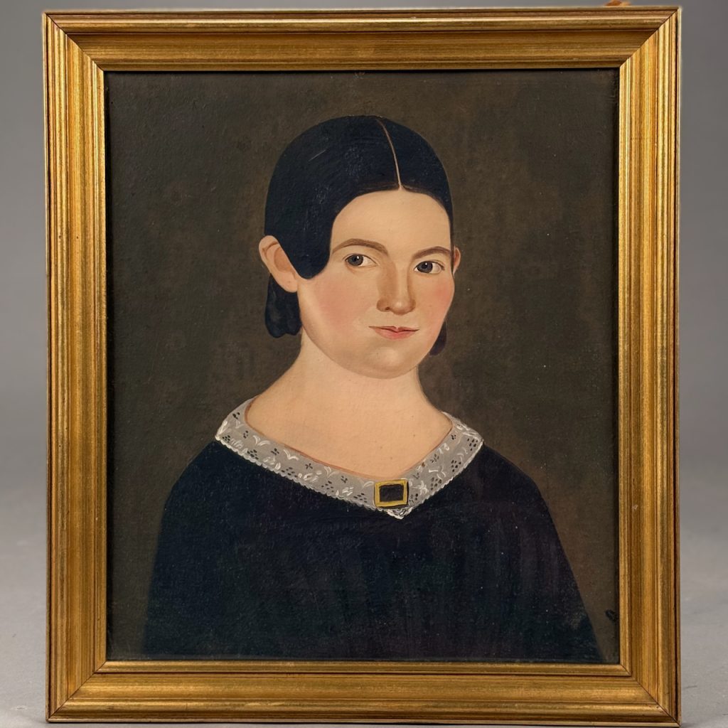 LOT 012 WILLIAM MATTHEW PRIOR, PORTRAIT OF A YOUNG WOMAN, OIL ON BOARD ...