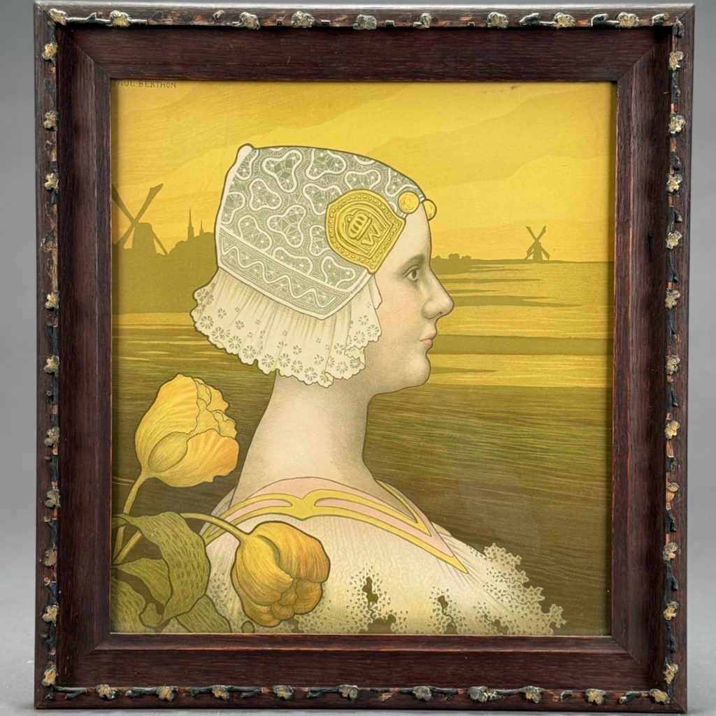 LOT 252 PAUL BERTHON, DUTCH QUEEN WILHELMINA, LITHOGRAPH, SIGNED IN ...